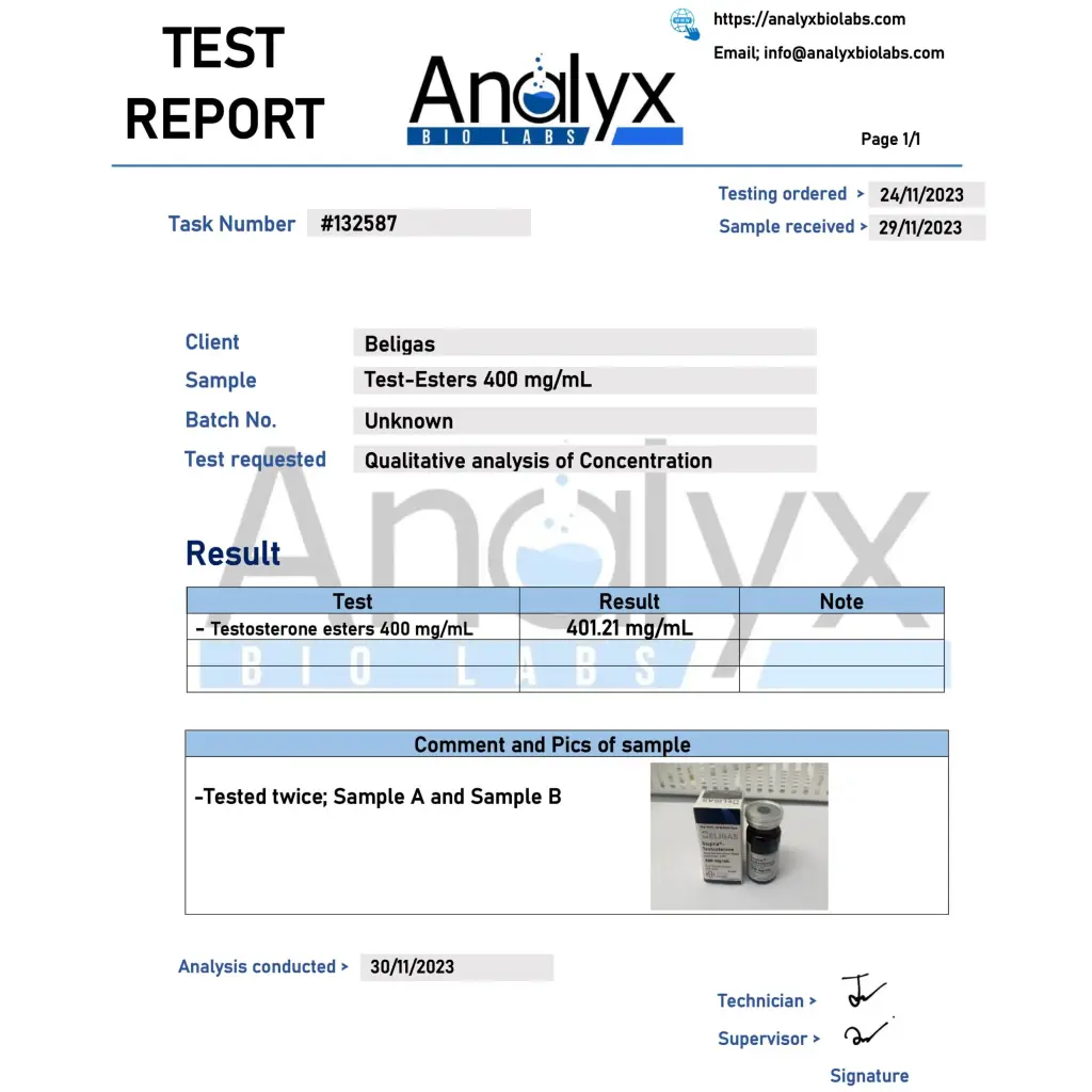 Buy Beligas Supra-Testosterone 400 – Get Best Price of Testosteron 400